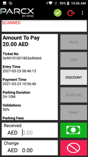 Cashier Pad - Parcx Tech